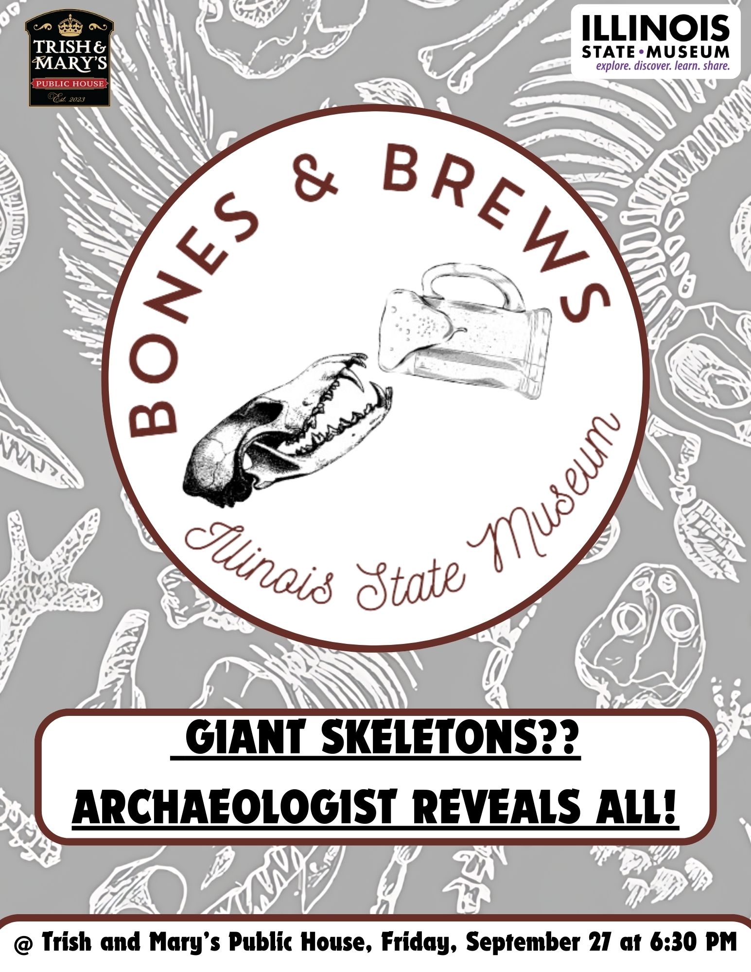 Bones and Brews: GIANT SKELETONS?? Archaeologist Reveals All!